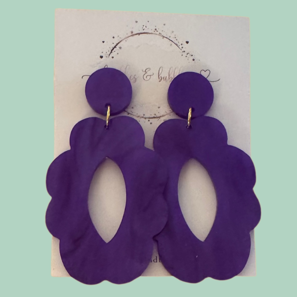 Bold Bloom - Large Purple Pearl – My Store